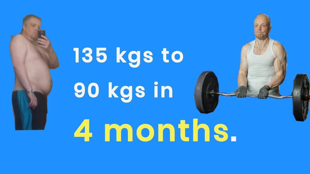 135 kgs to ~90 kgs in 4 months. My weight loss tips. Not a sales video ...