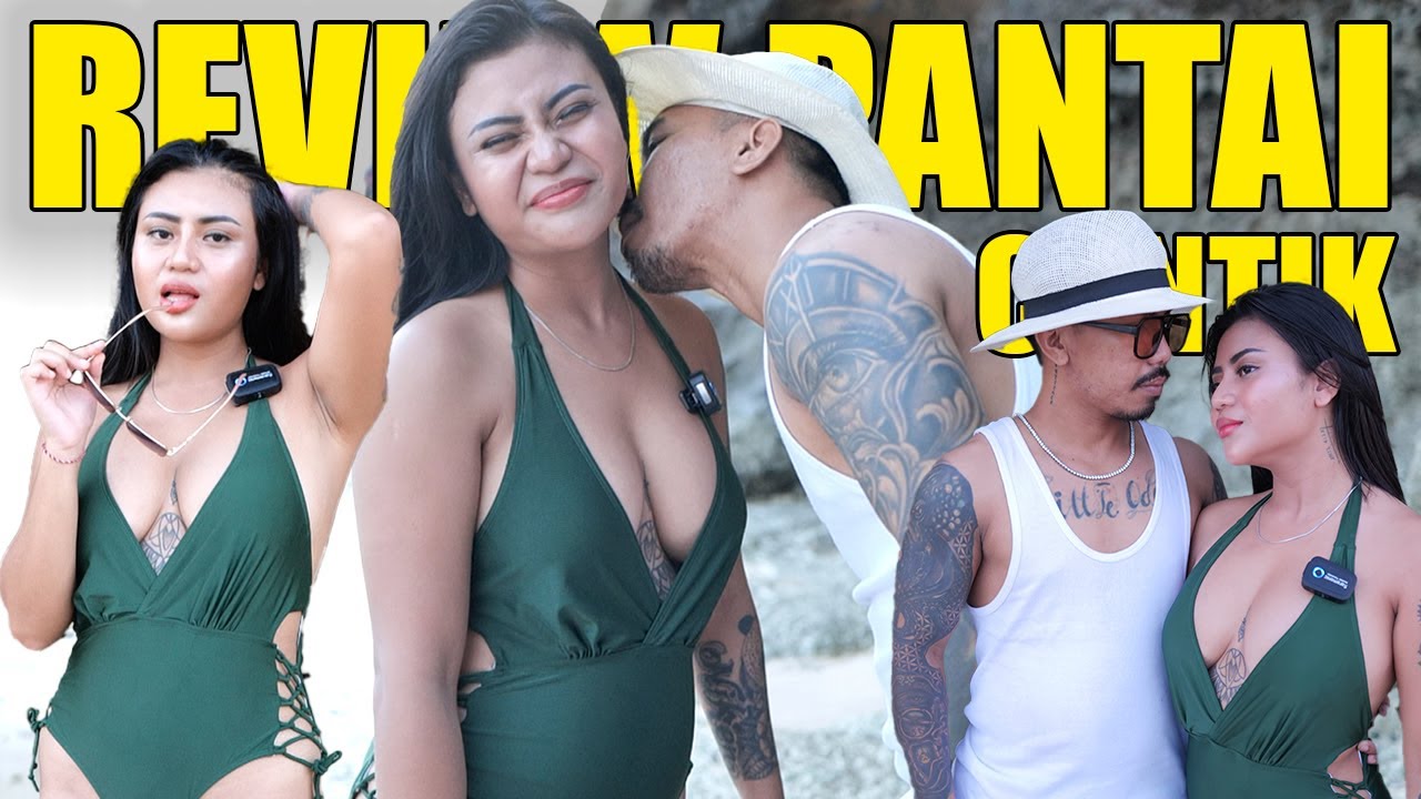 RIVIEW CEWEK DI Pantai??? KUMIS MENANG BANYAK!!! - YouTube