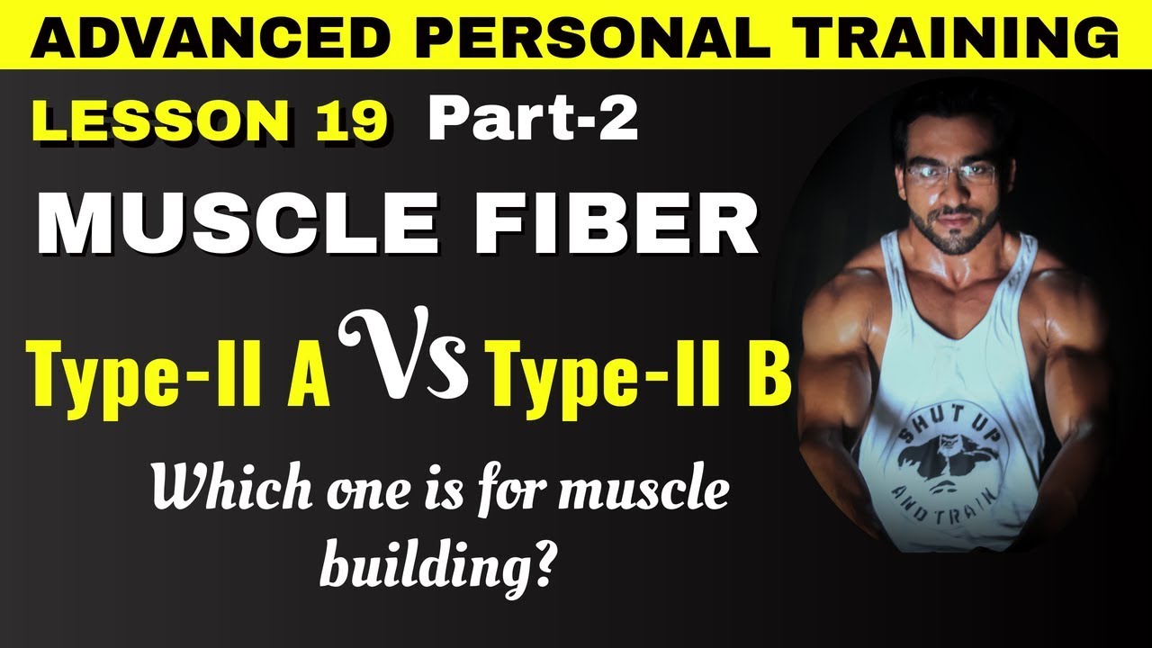 Type II A VS Type II B muscle fiber || Muscles fiber classification ...
