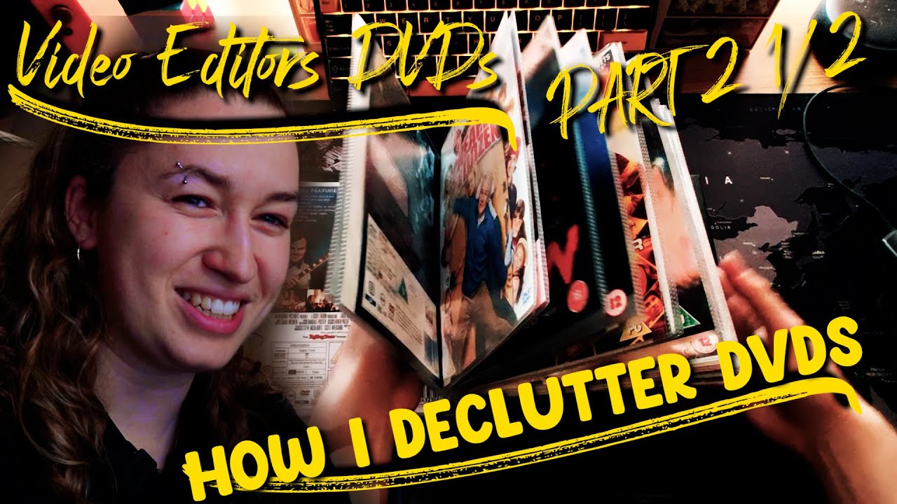 Video Editors DVD Collection Part 2½/3 - How I Declutter my DVD'S and ...