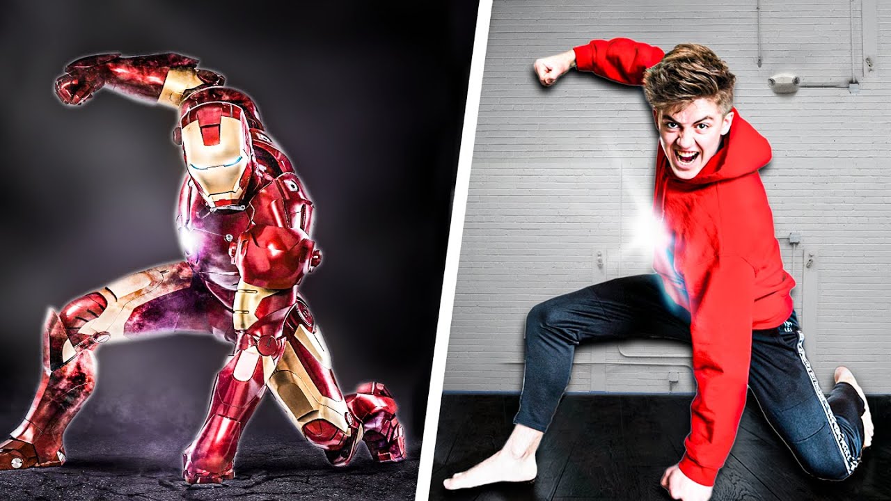 We Tried Marvel Stunts In Real Life! - Challenge - YouTube