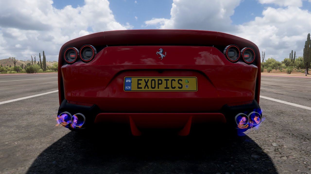 Ferrari 812 Superfast exhaust sound - revs (Forza Horizon 5) - YouTube
