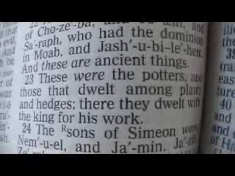 1 Chronicles 4 Holy Bible (King James) - YouTube