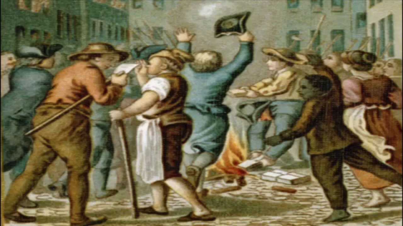 TOM FLEMING - STAMP ACT PROTEST 1765 - YouTube