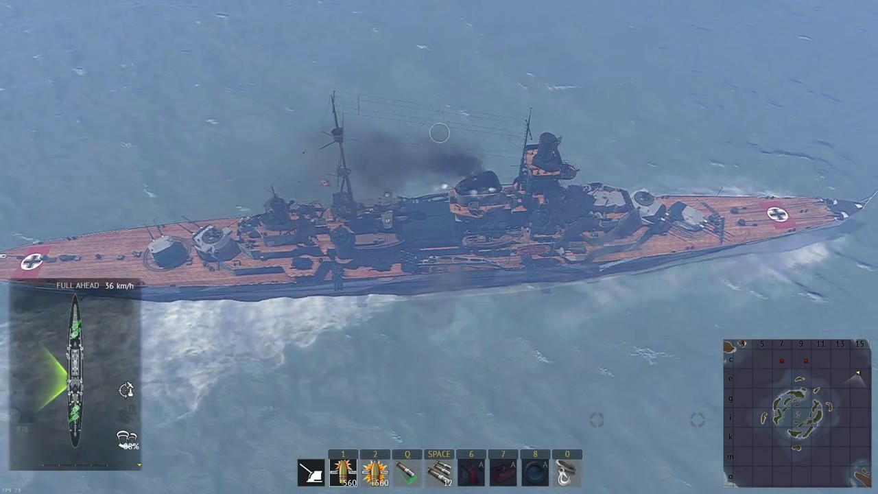 Admiral Hipper Camouflage: Test Sail ( War Thunder Naval Skins) - YouTube