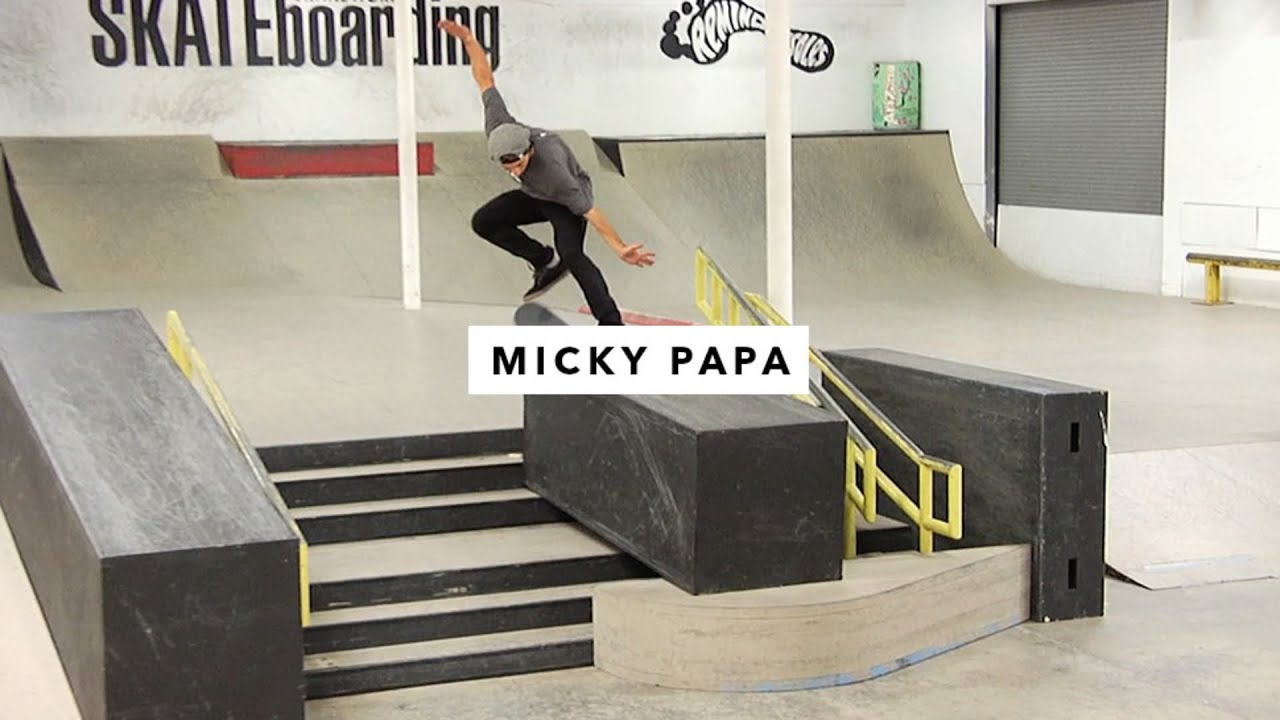 TWS Park: Micky Papa | TransWorld SKATEboarding - YouTube