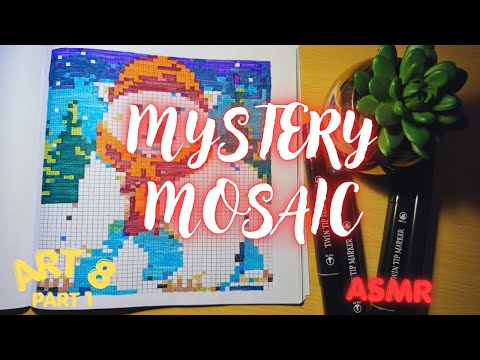 Mystery Mosaic ASMR 🧩🎧 | Art8 - Part 1 | Can You Guess It? 🤔🎨