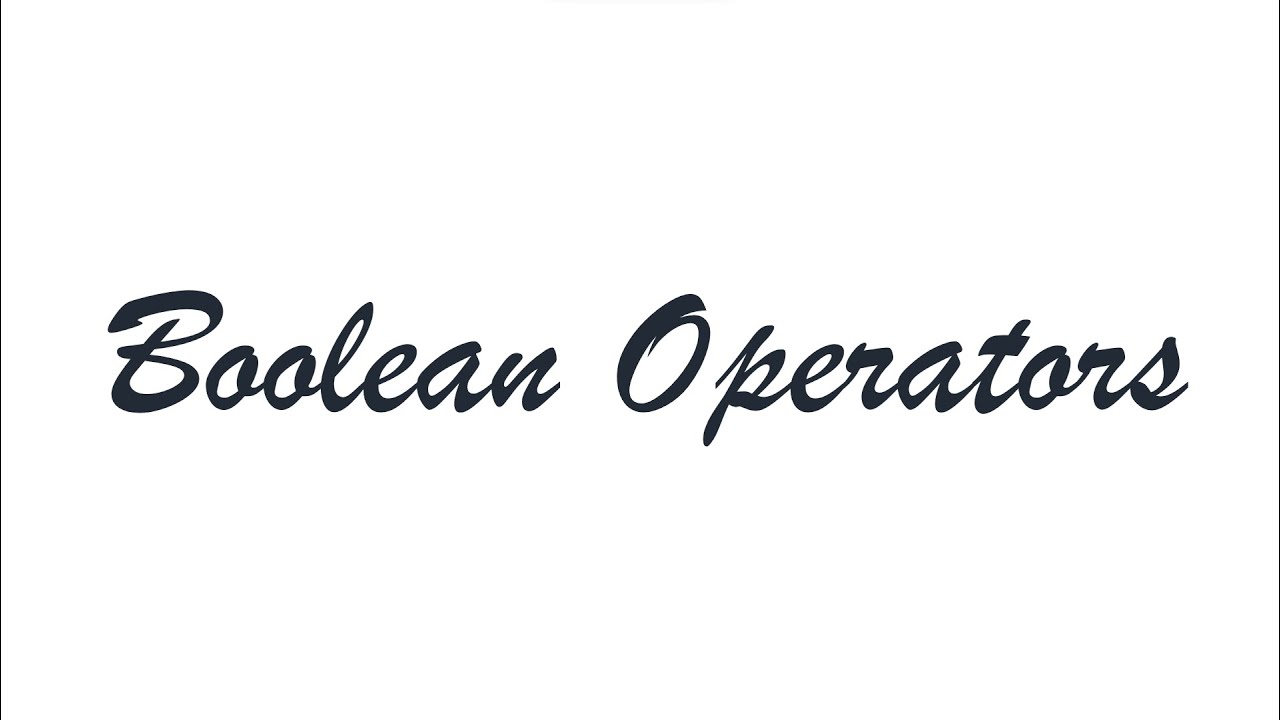 Boolean Operators Basic Programming Concept Urdu Hindi Youtube 4738
