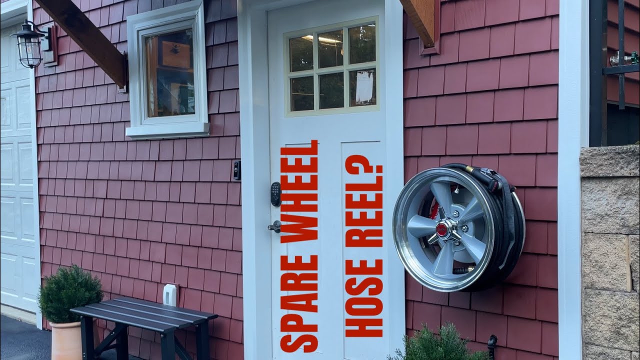 Turned a Corvette wheel into a Hose Reel! - YouTube