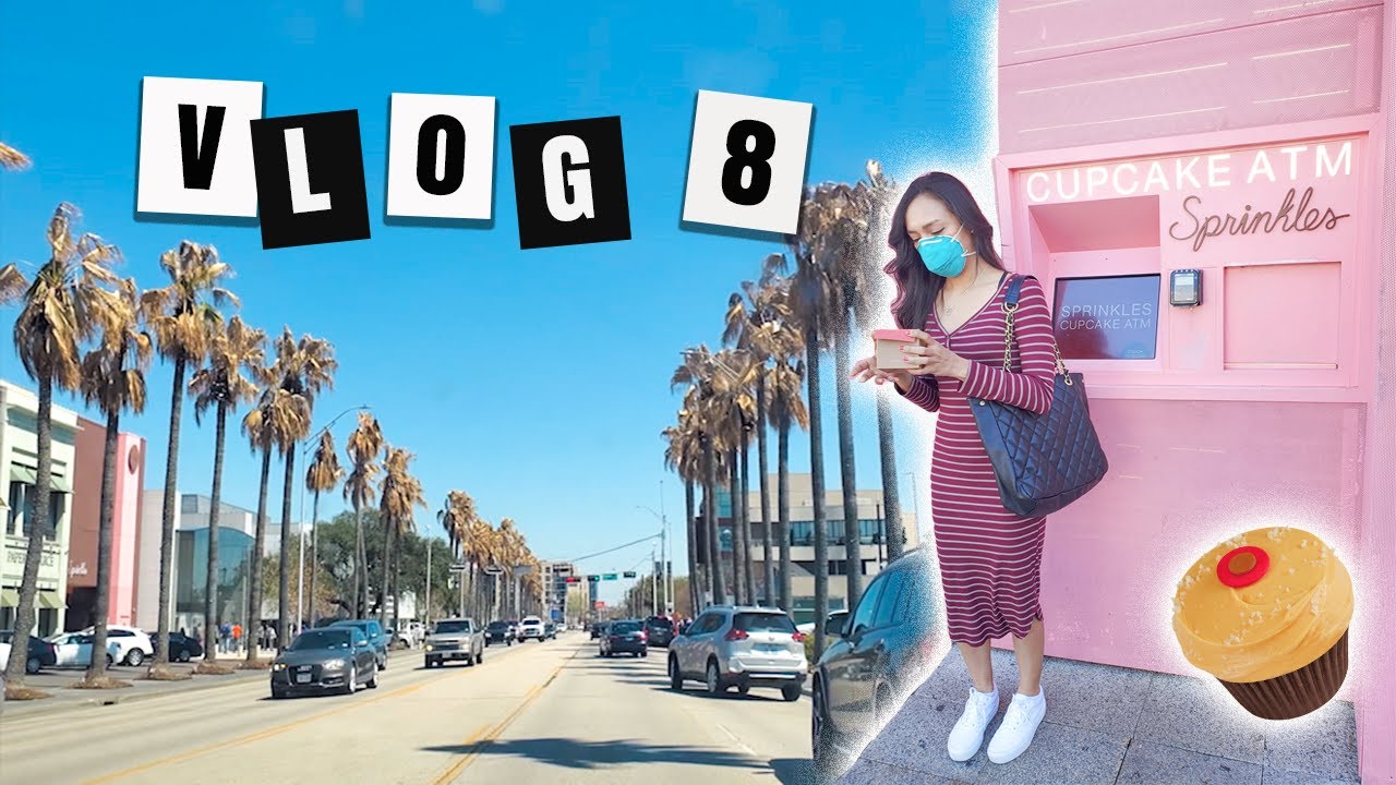Vlog#8 | Rice Village, The Chocolate Bar, Sprinkles Cupcake ATM ...