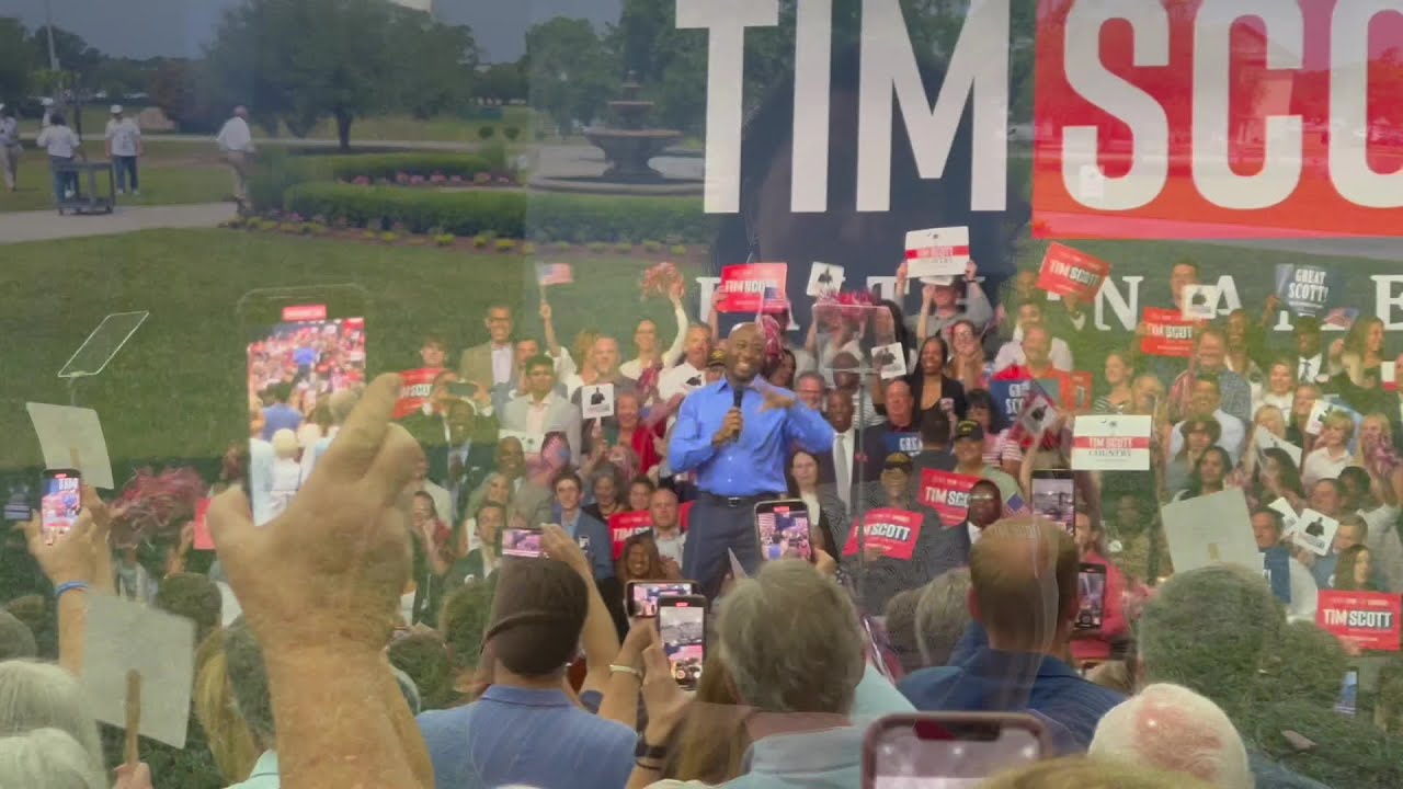 Lowcountry residents' thoughts on Tim Scott running for President - YouTube