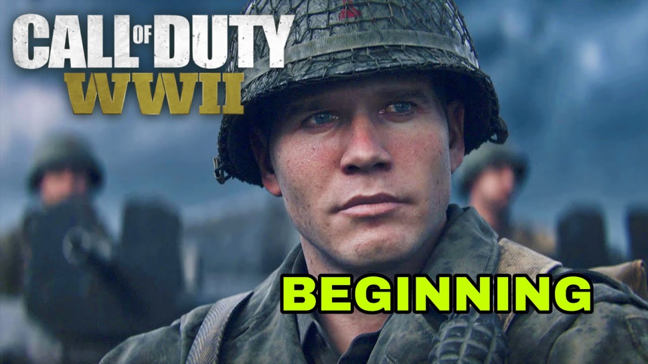 Call of Duty WW2 Gameplay Walktrough Part 1- The Beginng ( COD World ...