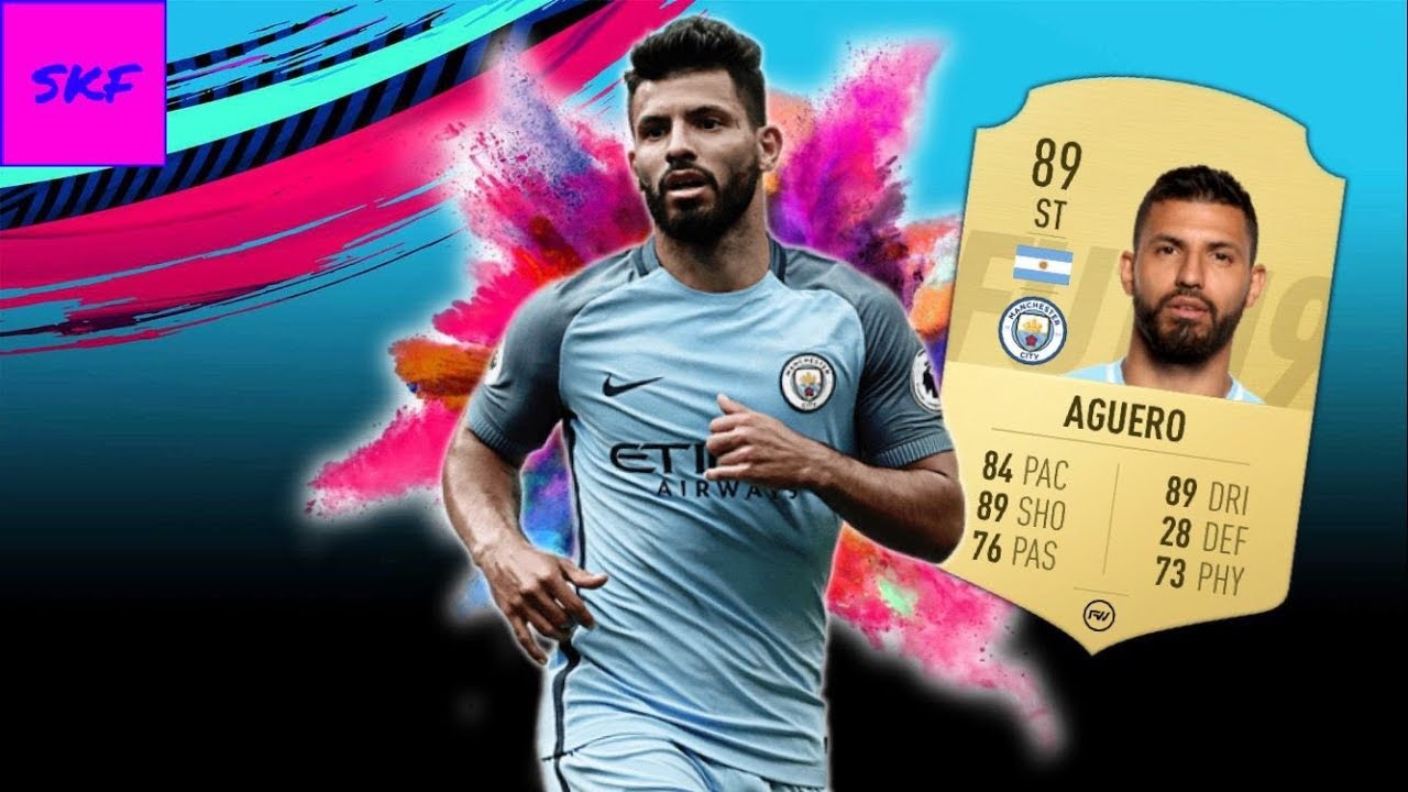 Fifa 19 89 Sergio Aguero Player Review Youtube