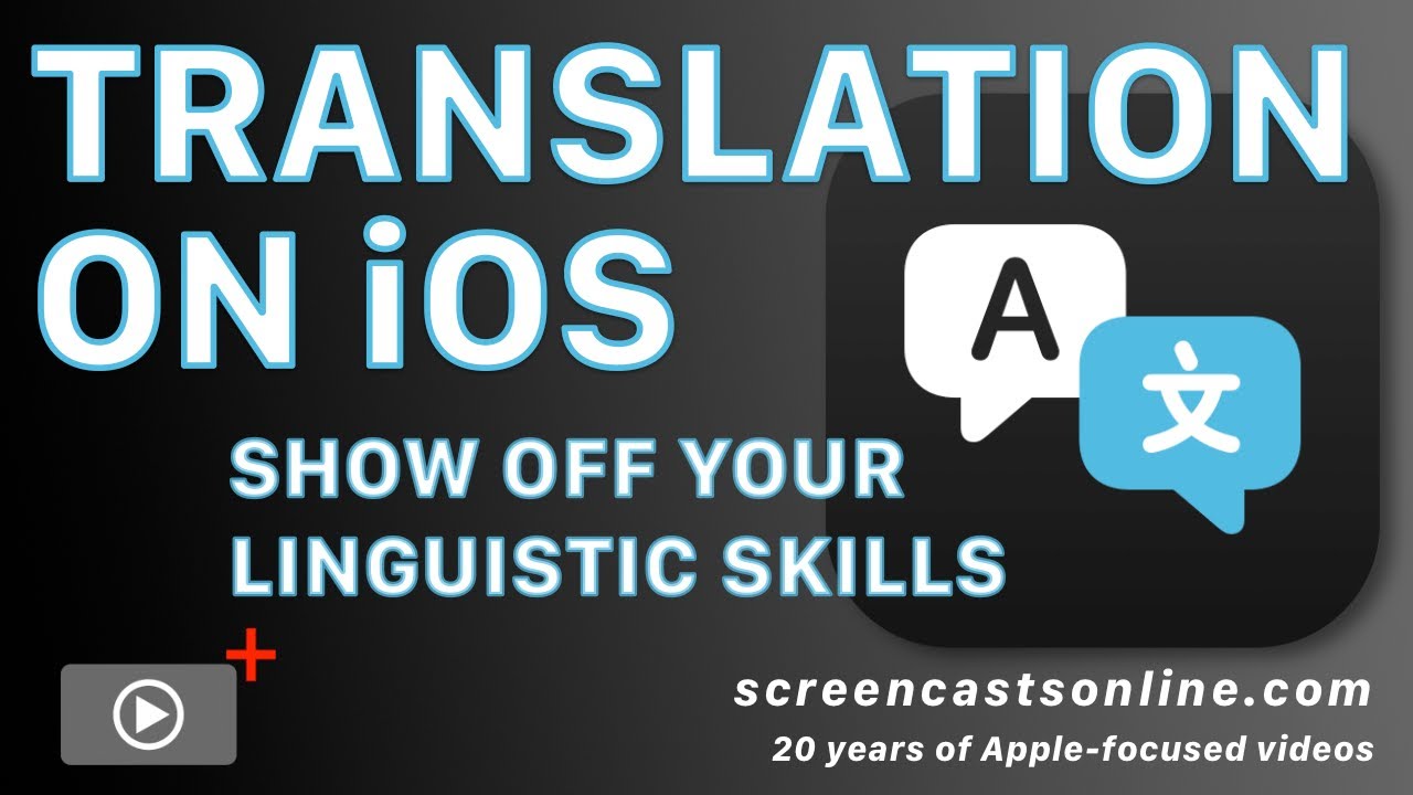 Apple's TRANSLATE app for EASY on-the-go translation • SEE and HEAR how ...