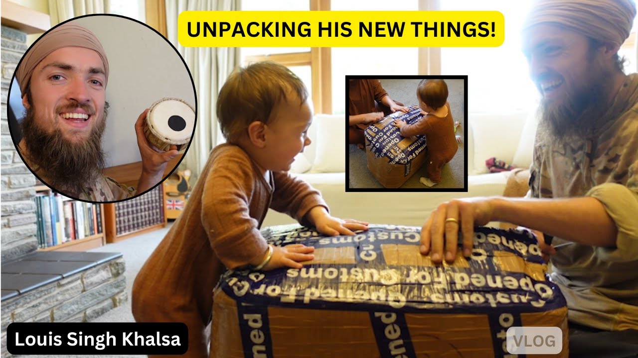 SPECIAL DELIVERY FOR MY SON FROM INDIA! | LOUIS SINGH KHALSA | FAMILY ...