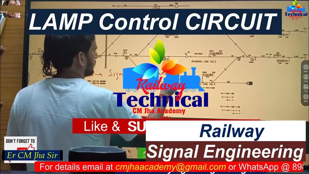 Pro Signal Initiation circuit LR logic design in Railway Signal Engineering with Er CM Jha Sir ...