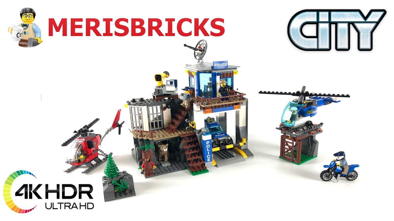 Lego 60174 - CITY - Mountain Police Headquarters - Lego Speed Build and ...