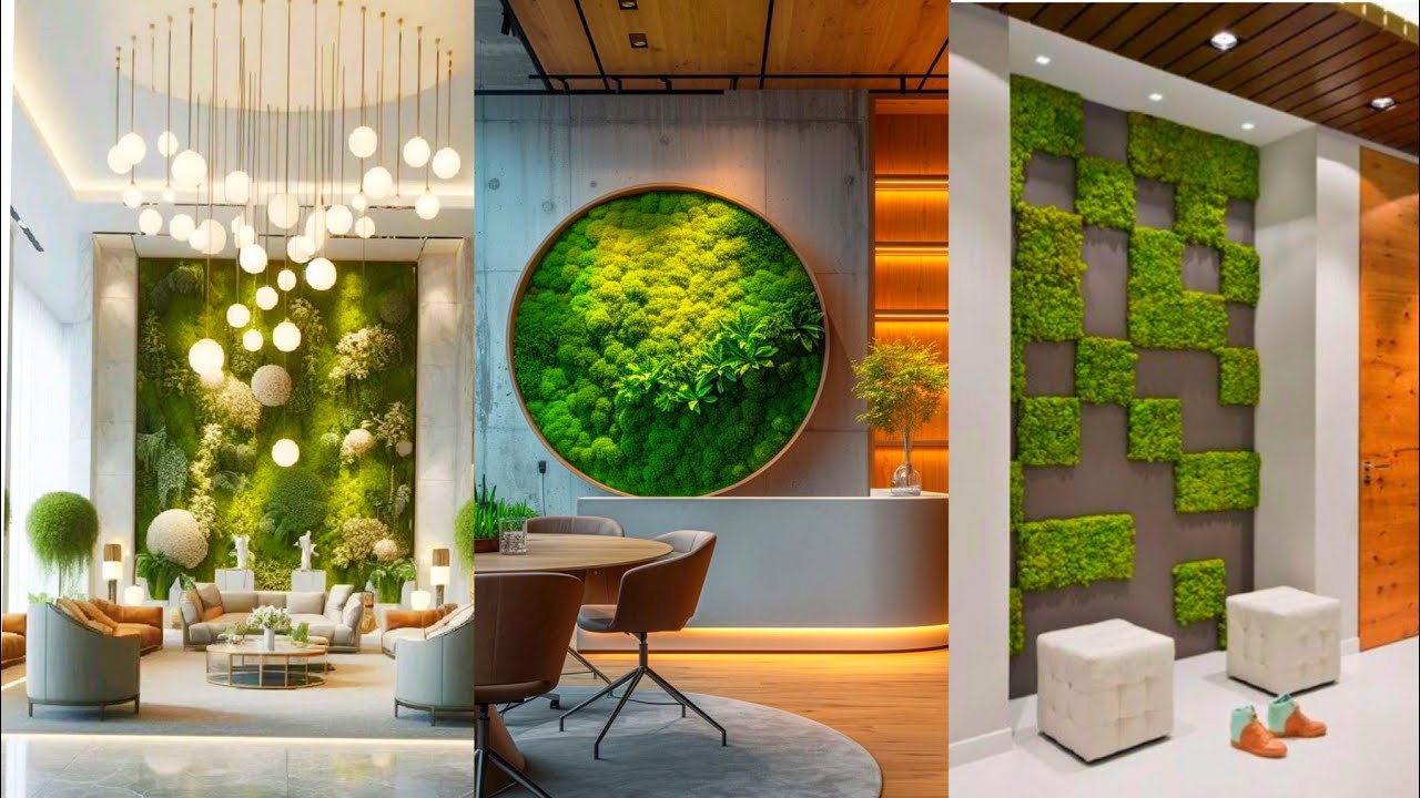 Grass Wall Home Decor | Living Room Wall Decor | Artificial Grass Wall ...