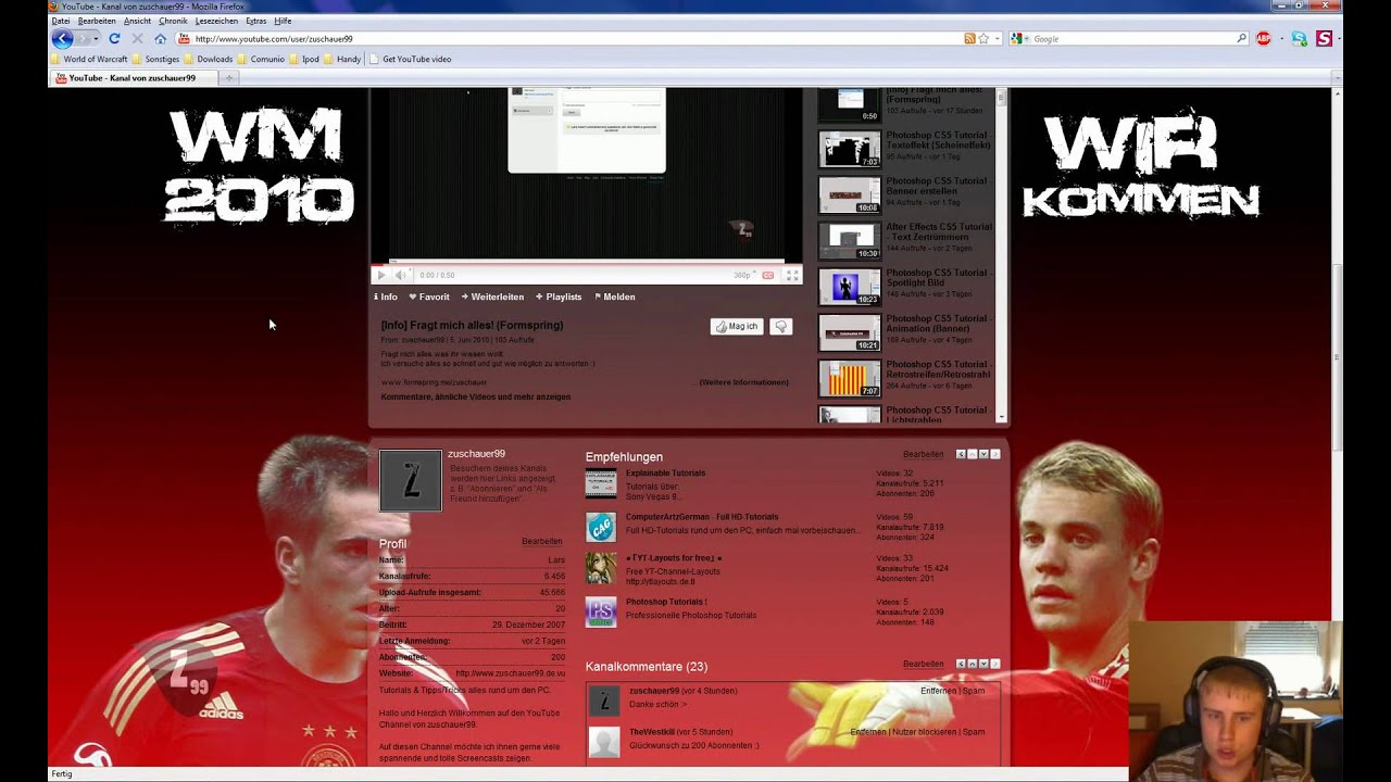 Youtube Layout 2010 YouTube Tries Out A New Look