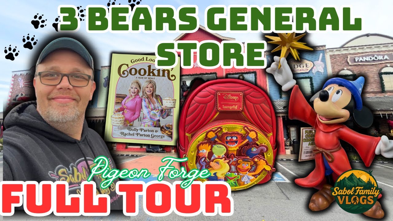 THREE BEARS GENERAL STORE SHOPPING TOUR | Pigeon Forge Tn! Disney ...