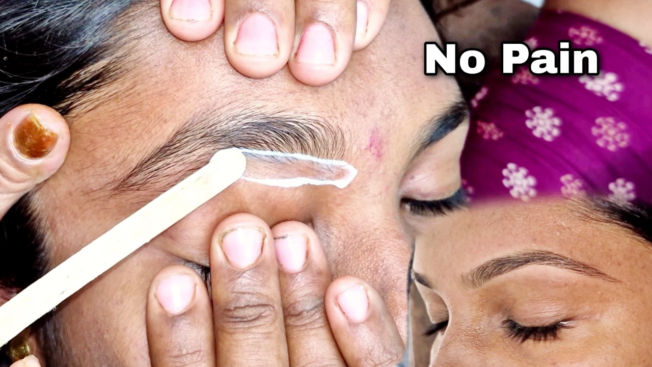Eyebrow Waxing Step by Step | Clean Shape Without Pain - YouTube
