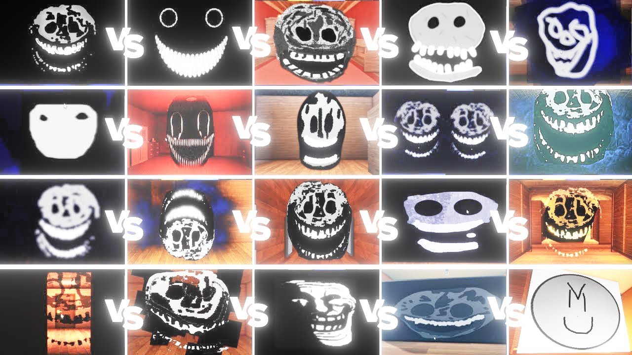 Original Rush😎 vs ALL 10 Fanmade 😍 Roblox Doors Versions Comparison ...