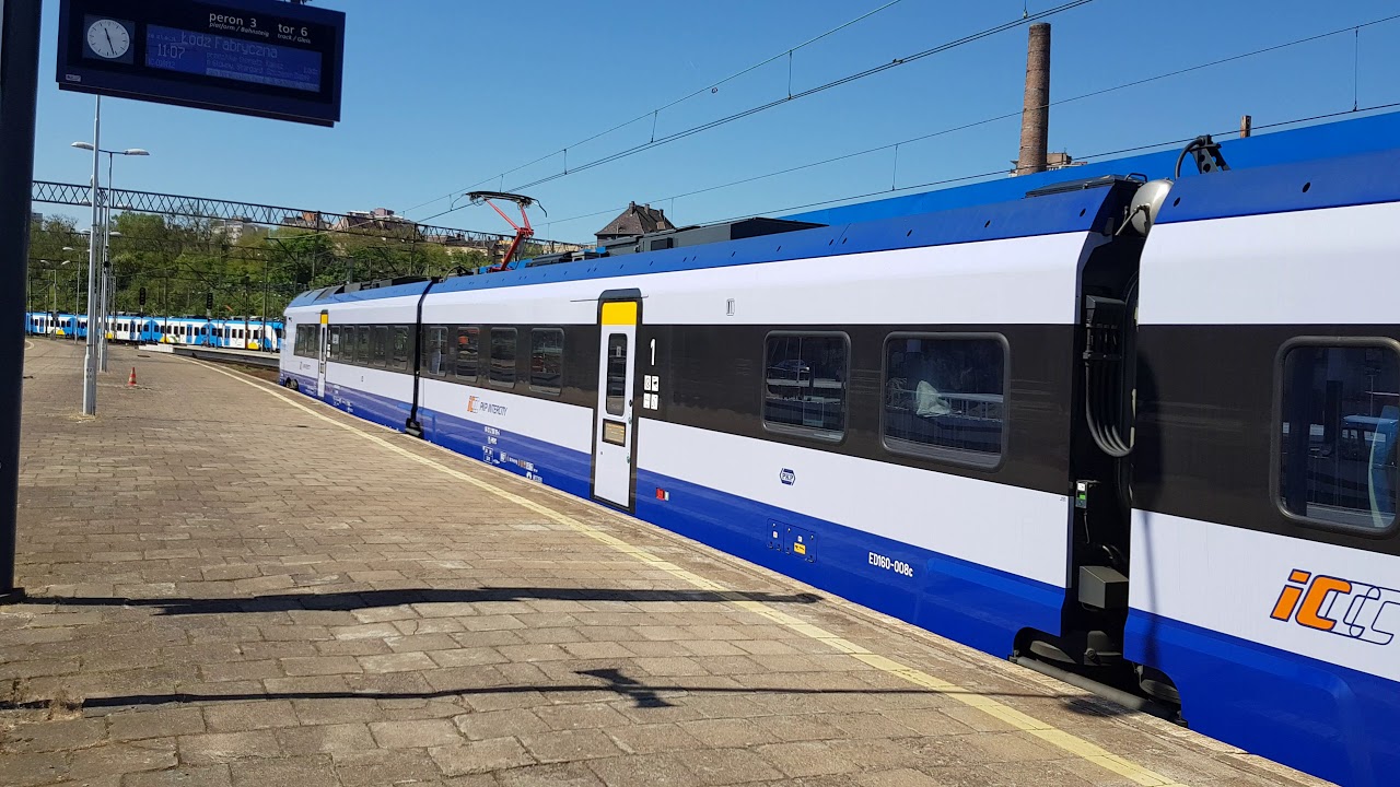 ED160-008 z iC 18112 Włókniarz Wjazd | Szczecin Główny | - YouTube