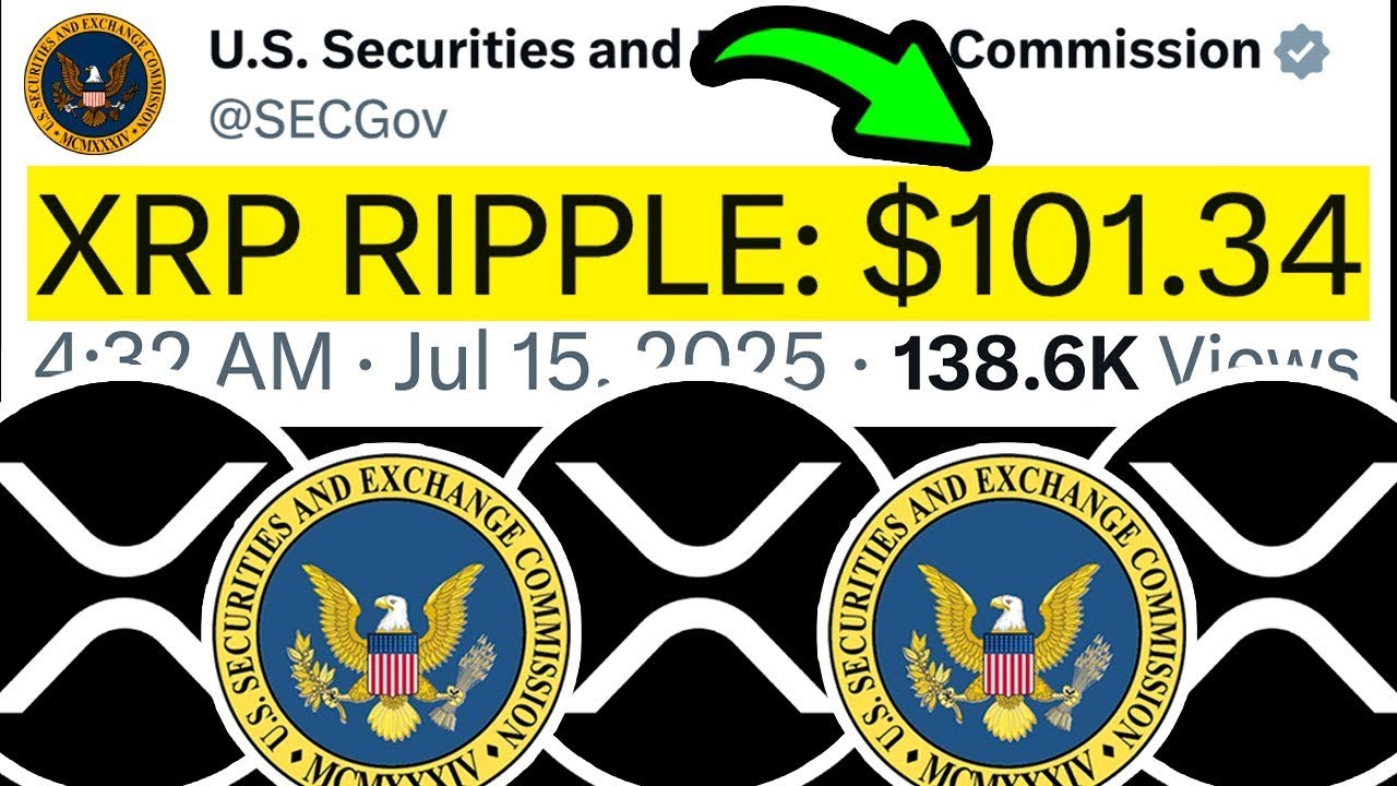 XRP RIPPLE: SEC AND CEO TALK! Mega $101.34 pump confirmed! XRP NEWS TODAY - YouTube