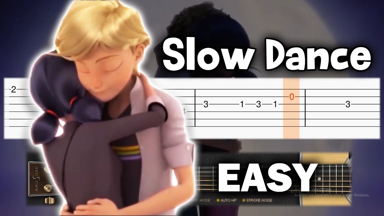 Miraculous - Adrienette Slow Dance - Guitar tutorial (TAB) - YouTube