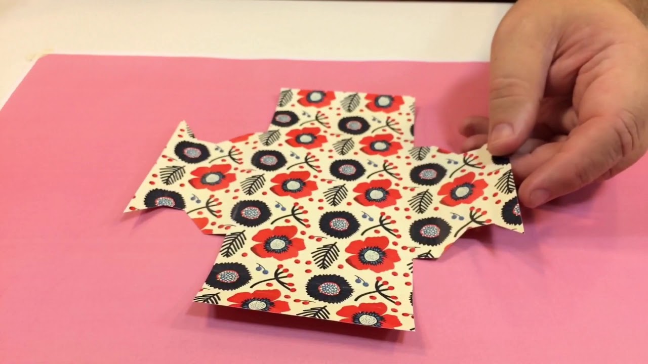 Basic Square Box Template Demonstration using Set 07 Stunning Christmas ...