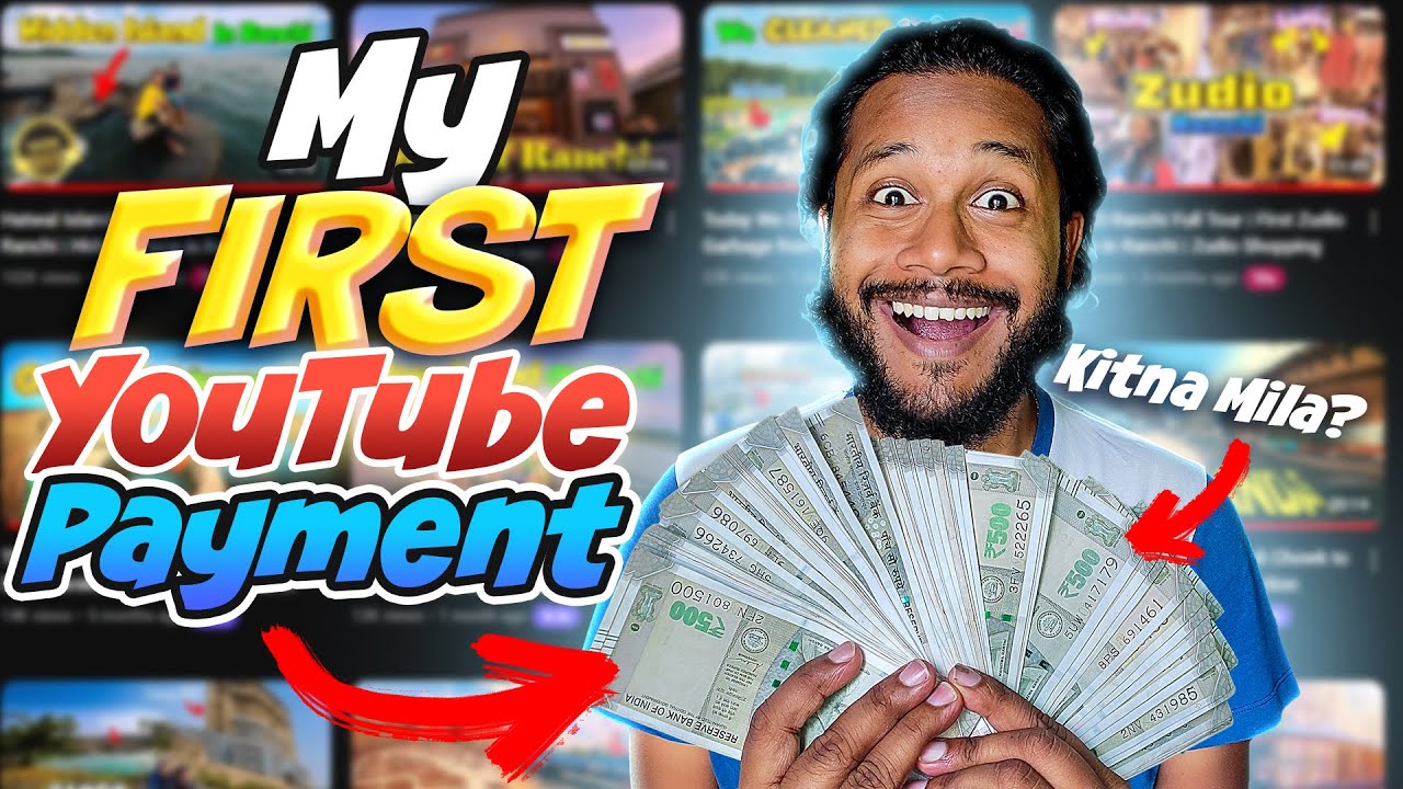 My FIRST YOUTUBE PAYMENT | My YouTube Journey | Youtube Income - YouTube
