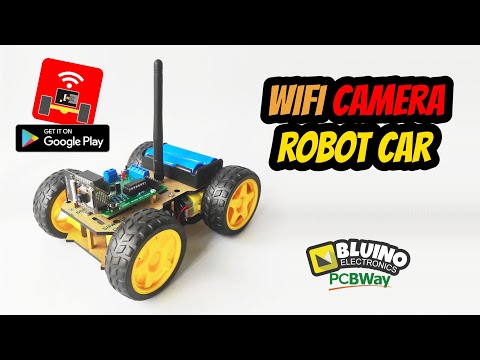 ESP32 Cam Wifi Camera Robot Car | Remote Control Android App ESP32-Cam Robot