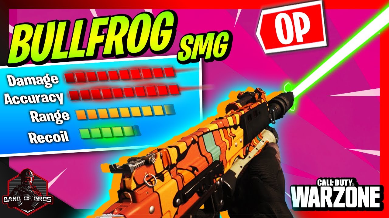 NEW SMG META | Best Bullfrog NO RECOIL SMG Class Setup in WARZONE ...