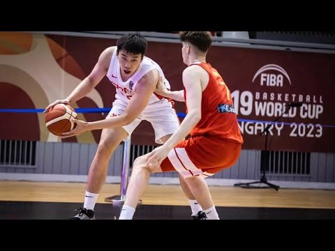 2023年U19男篮世界杯小组赛第3轮：中国74-83西班牙 I 中国队集锦 I 06/27/2023 - YouTube