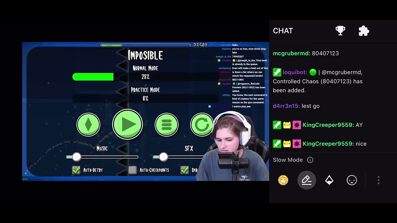 JUNIPER PLAYED MY LEVEL ON STREAM!! - YouTube