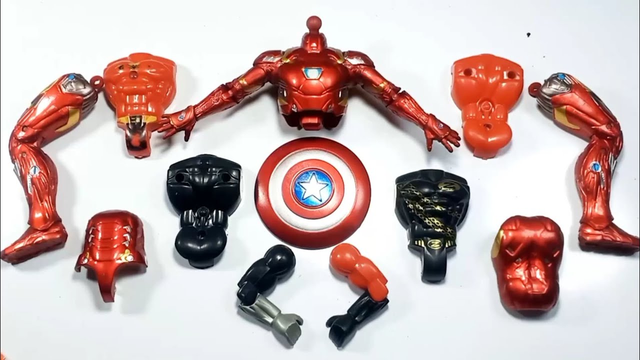 Merakit Mainan Iron Man Superhero Dan Batman Avenger's - YouTube