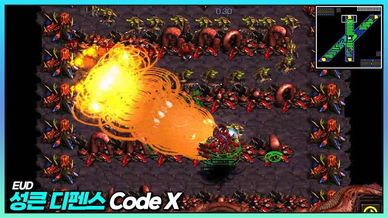 역대급 성큰 디펜스 유즈맵【EUD 성큰 디펜스 Code X】 - YouTube