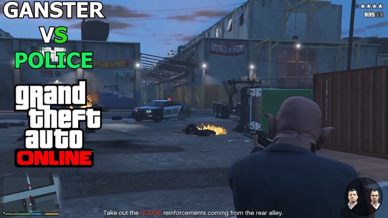 GTA V | GANSTER VS POLICE | VBO Life - YouTube