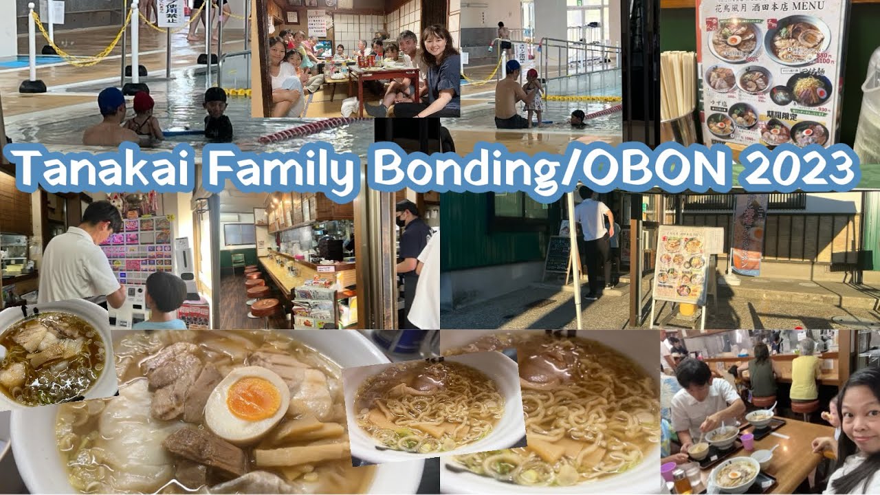 Bonding with Family Tanakai and Kind Relatives//Swimming//Eating ...