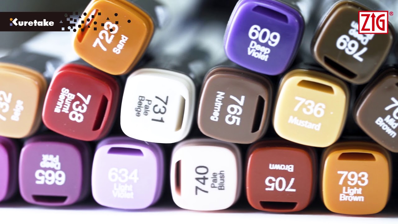 ZIG Kurecolor Twin WS - YouTube