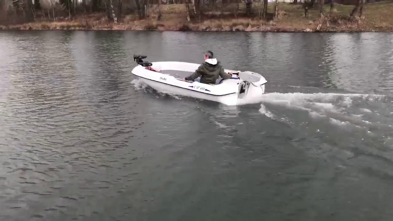 Cap 400 full electric par Creaboat et Lithium Boat Solution - YouTube