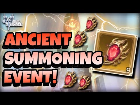 Ancient Summoning Event! Morrigan & Lugaru 10x! Watcher of Realms - YouTube