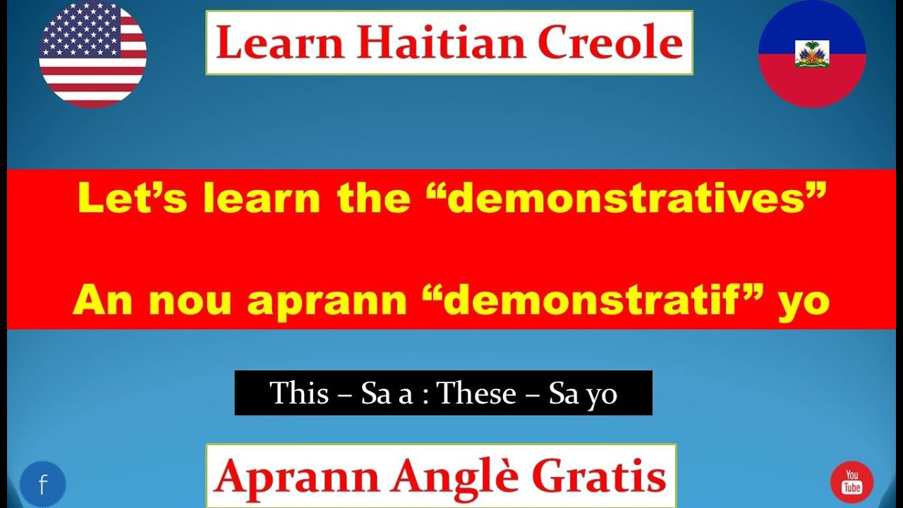 Conversation to practice English-Creole 🇭🇹 Konvèsasyon pou pratike ...