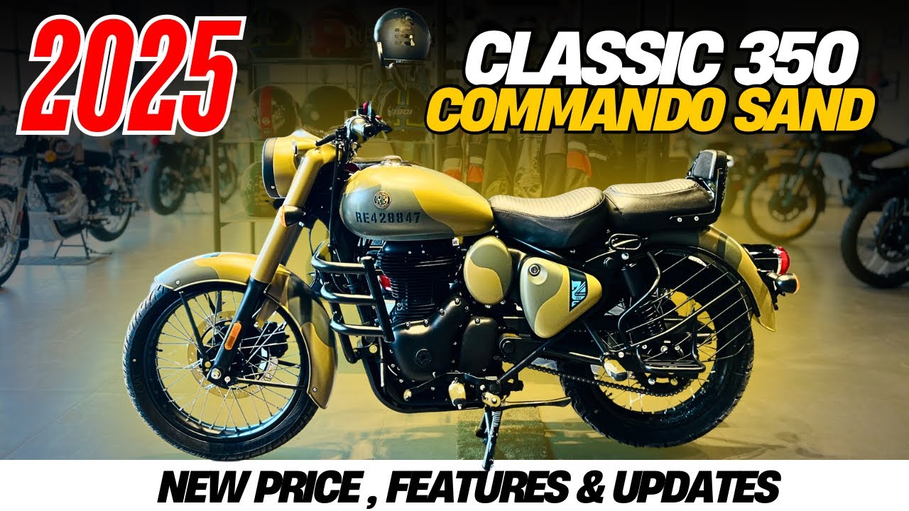 New 2025 🔥 Royal Enfield Classic 350 Commando Sand Full Review ️ Price ...