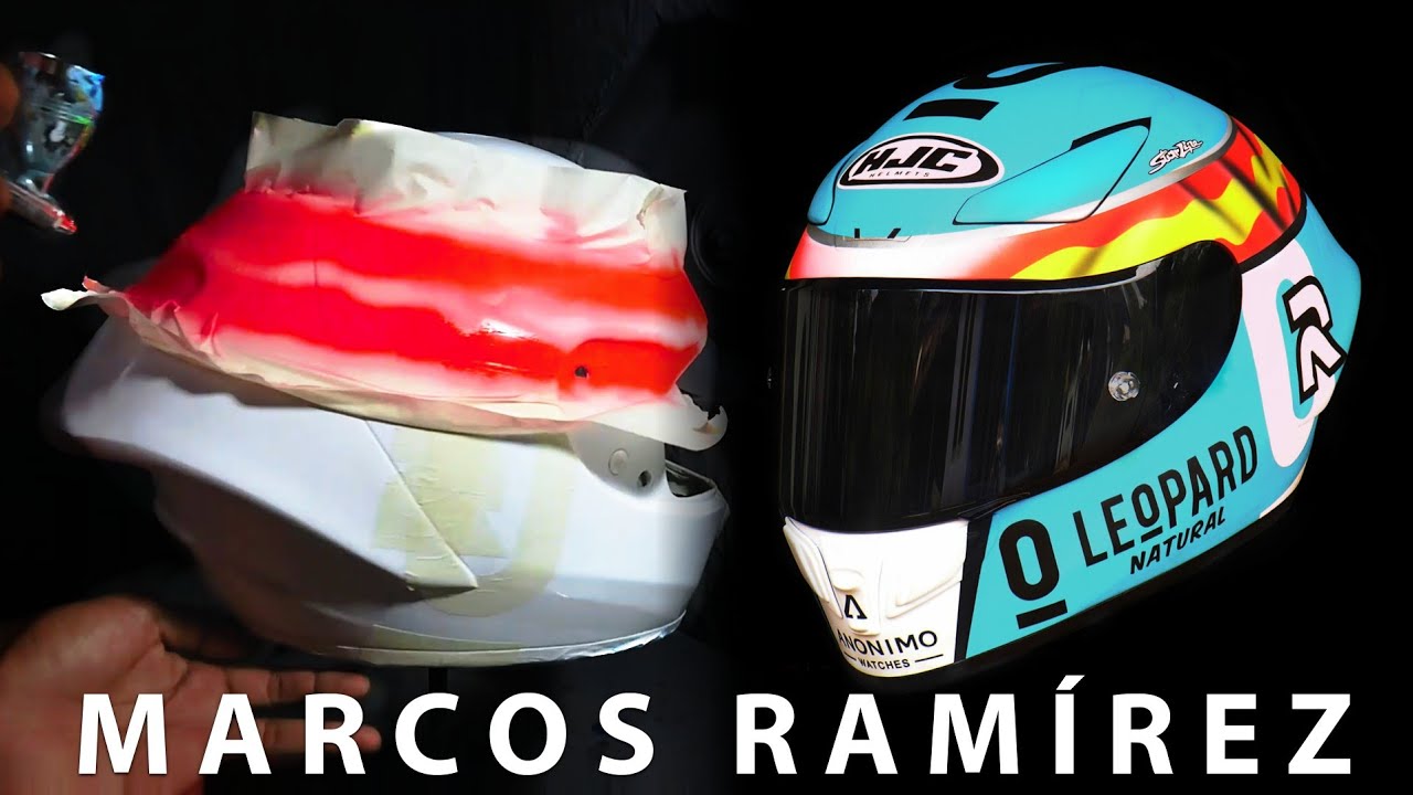 How to Paint a Marcos Ramírez Helmet - YouTube