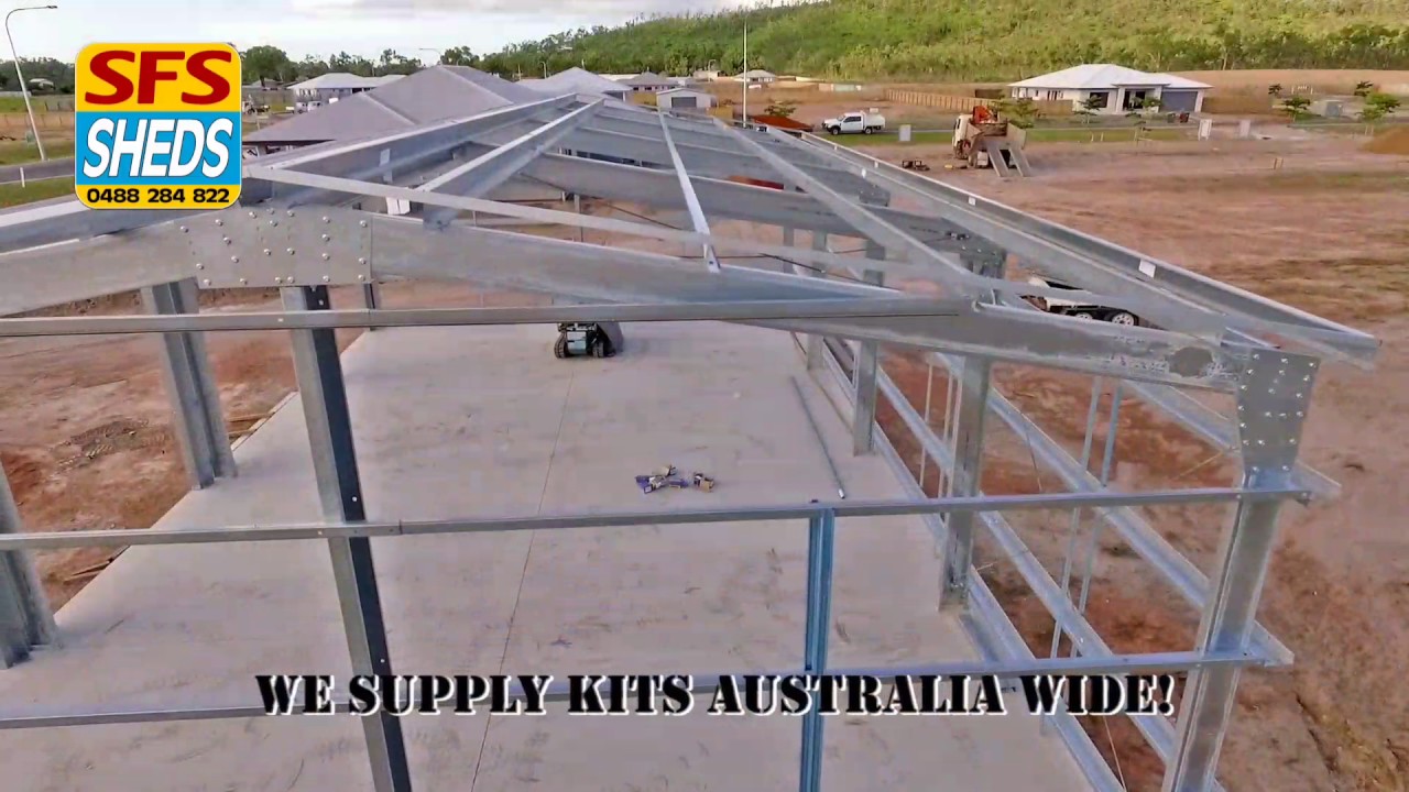 Stud Frame Sheds - YouTube