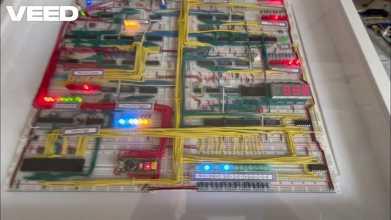 SAP Simple-As-Possible 8-bit computer framed - YouTube