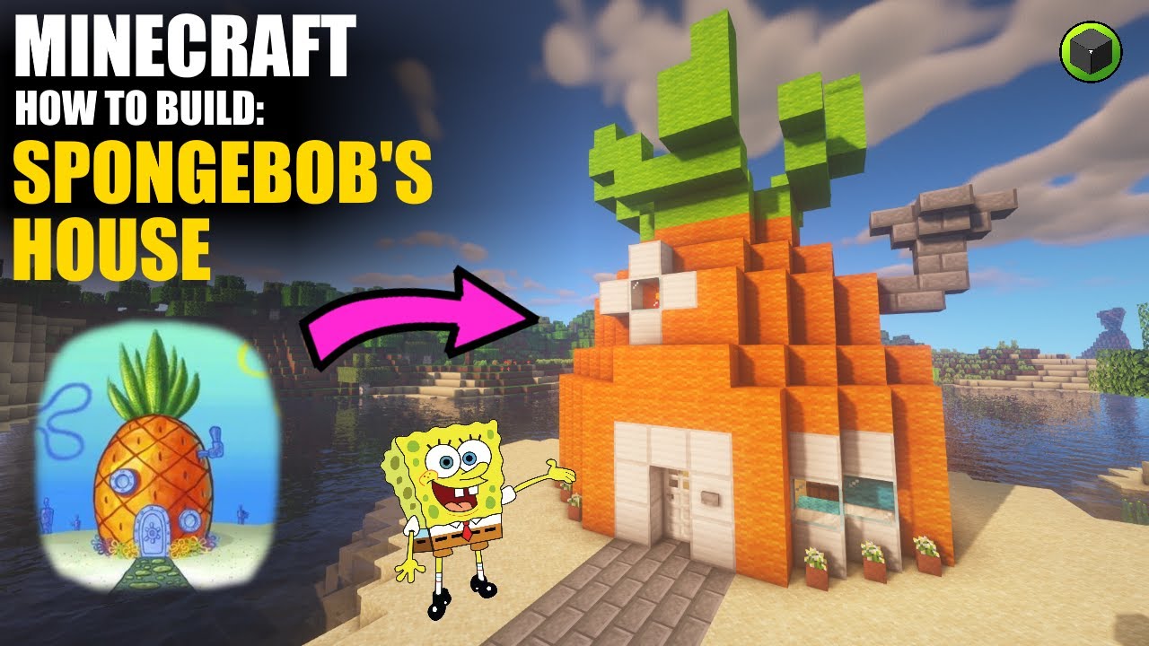 HOW TO BUILD: SPONGEBOB's HOUSE | MINECRAFT BUILDINGS #34 - YouTube