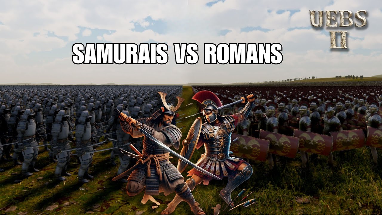 INSANE EPIC 1 MILLION ROMANS VS 1 MILLION SAMURAIS | UEBS2 - YouTube