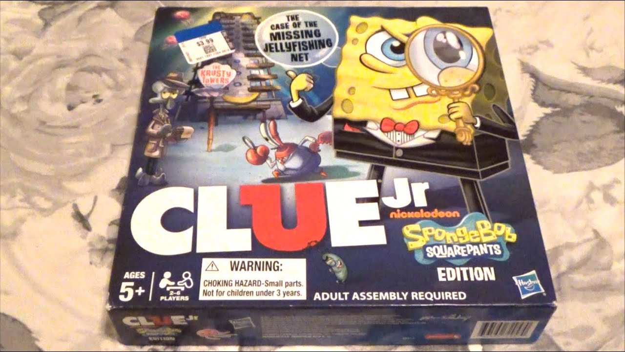 Soaking Up The Mystery - Clue Jr. SpongeBob SquarePants Edition from ...